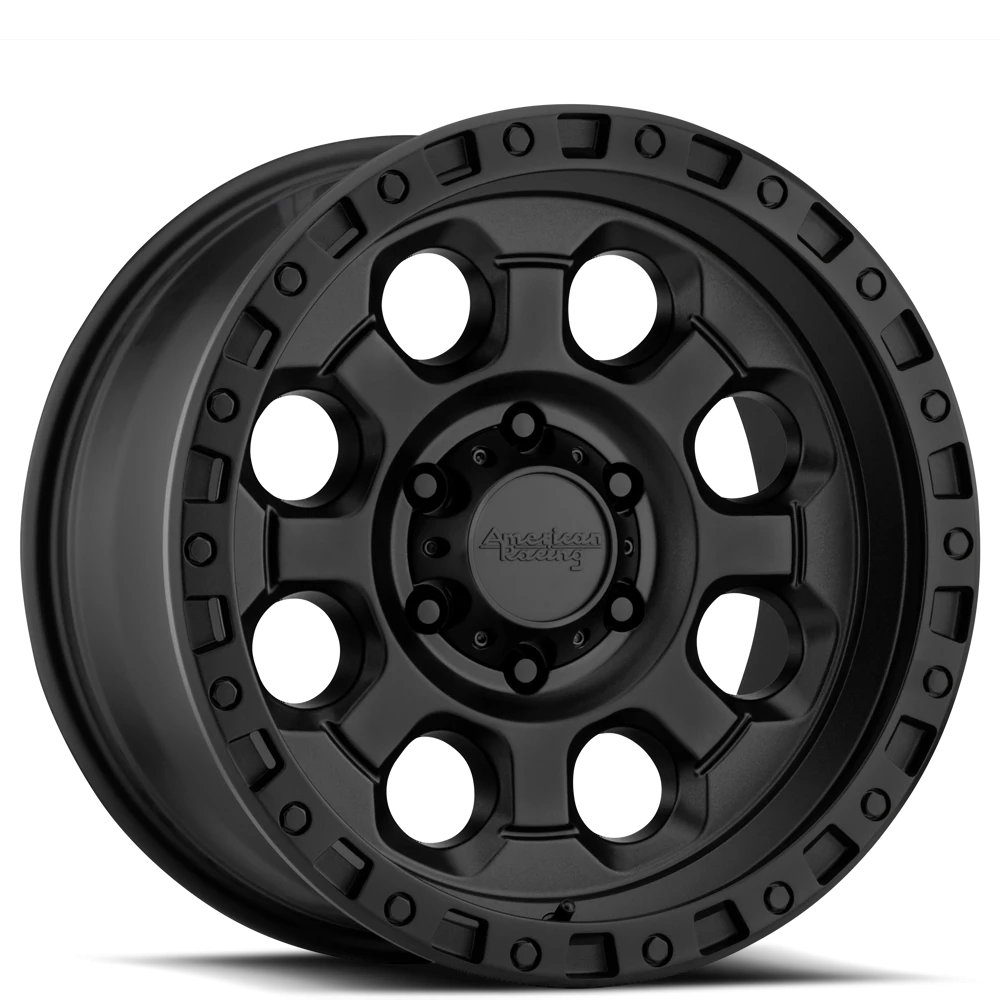 American Racing AR201 BK 18x9 +35 6x139.7mm 100.5mm Cast Iron Black
