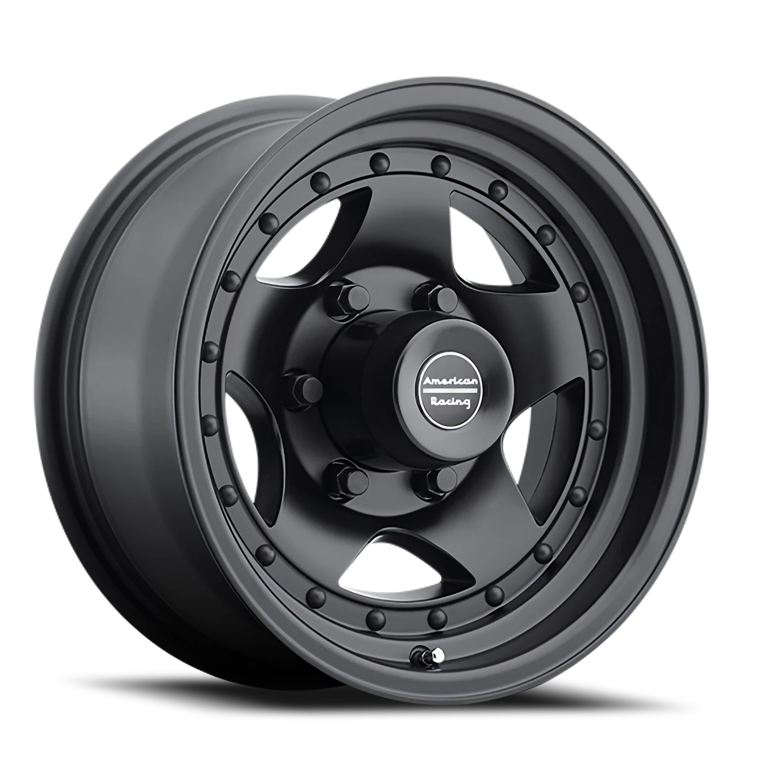 American Racing AR23 BK 15x10 -44 6x139.7mm 108mm Satin Black Clear Co