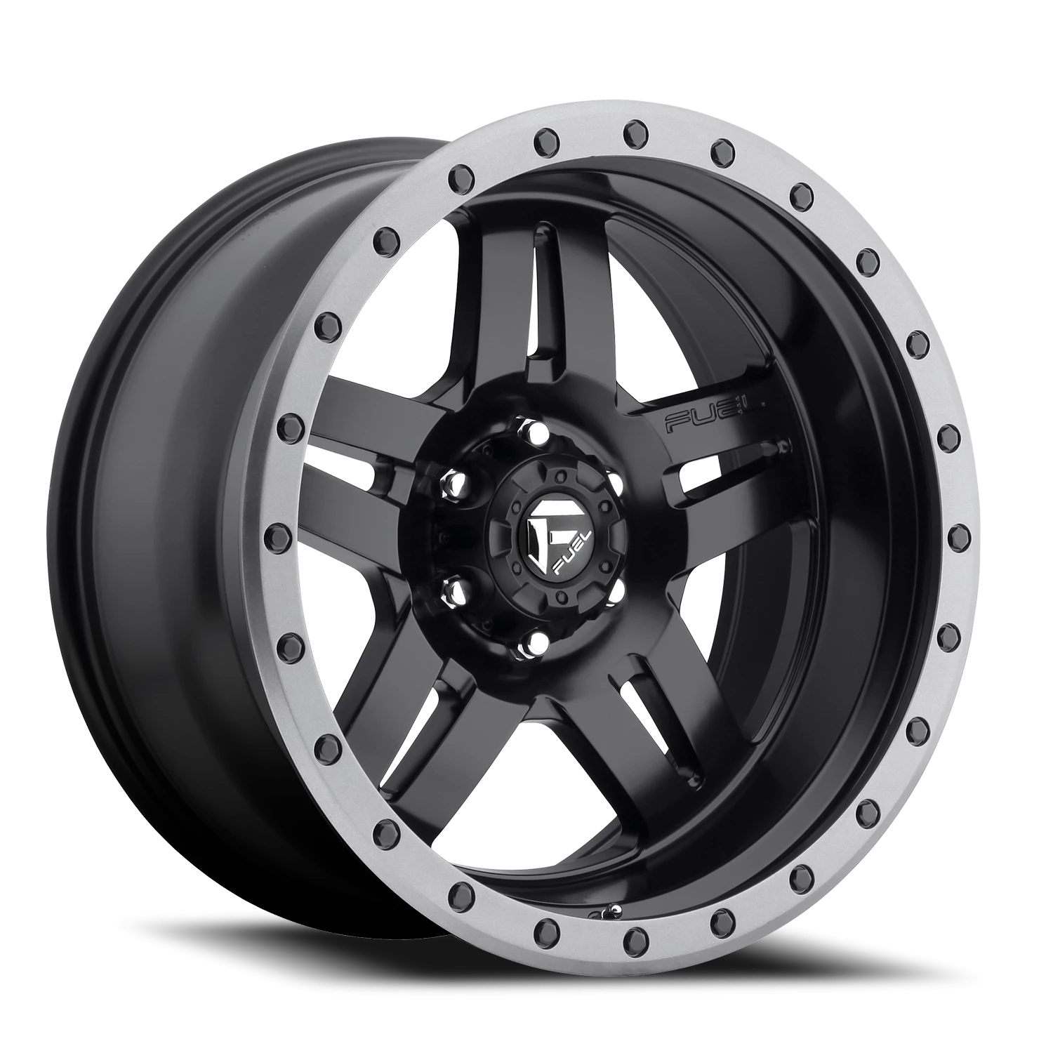 Fuel Anza D557 15x10 -43 5x114.3mm 72.6mm Matte Black