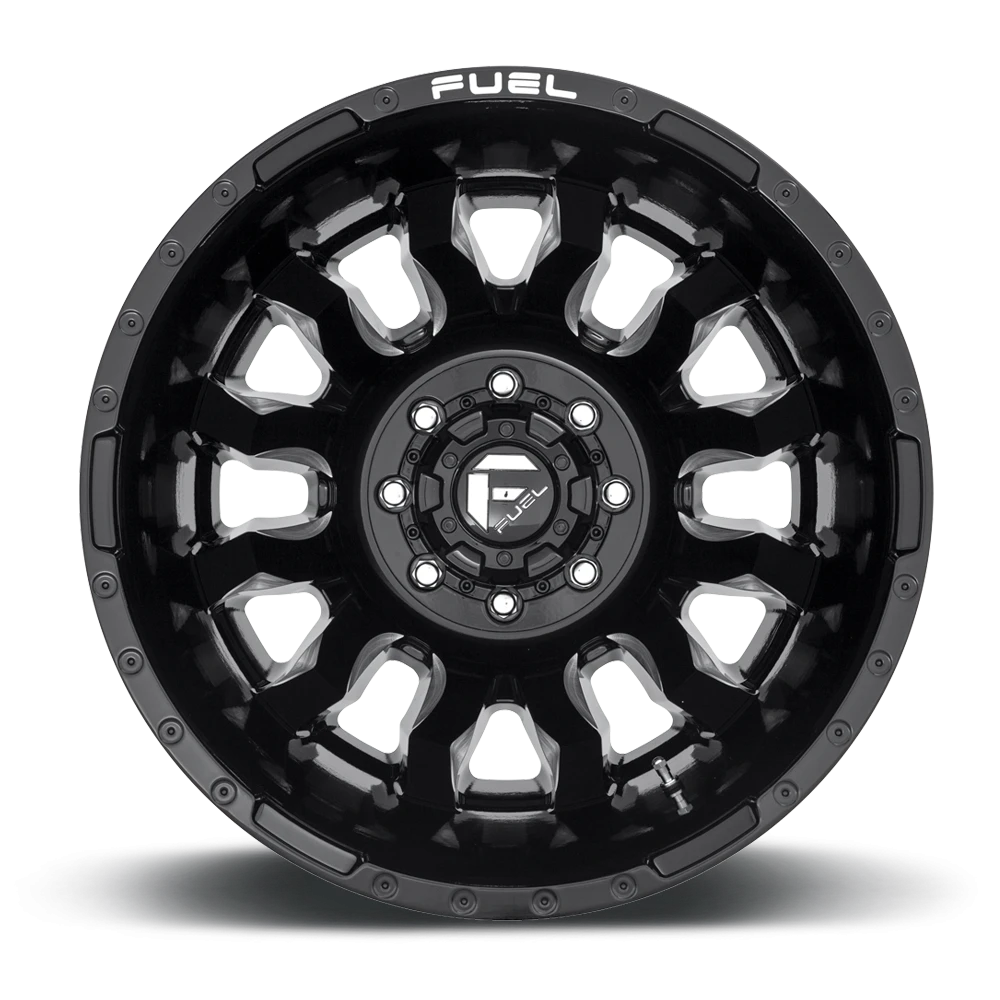 Fuel Blitz Dually D675 20x8.25 -202 8x200mm 142mm Gloss Black