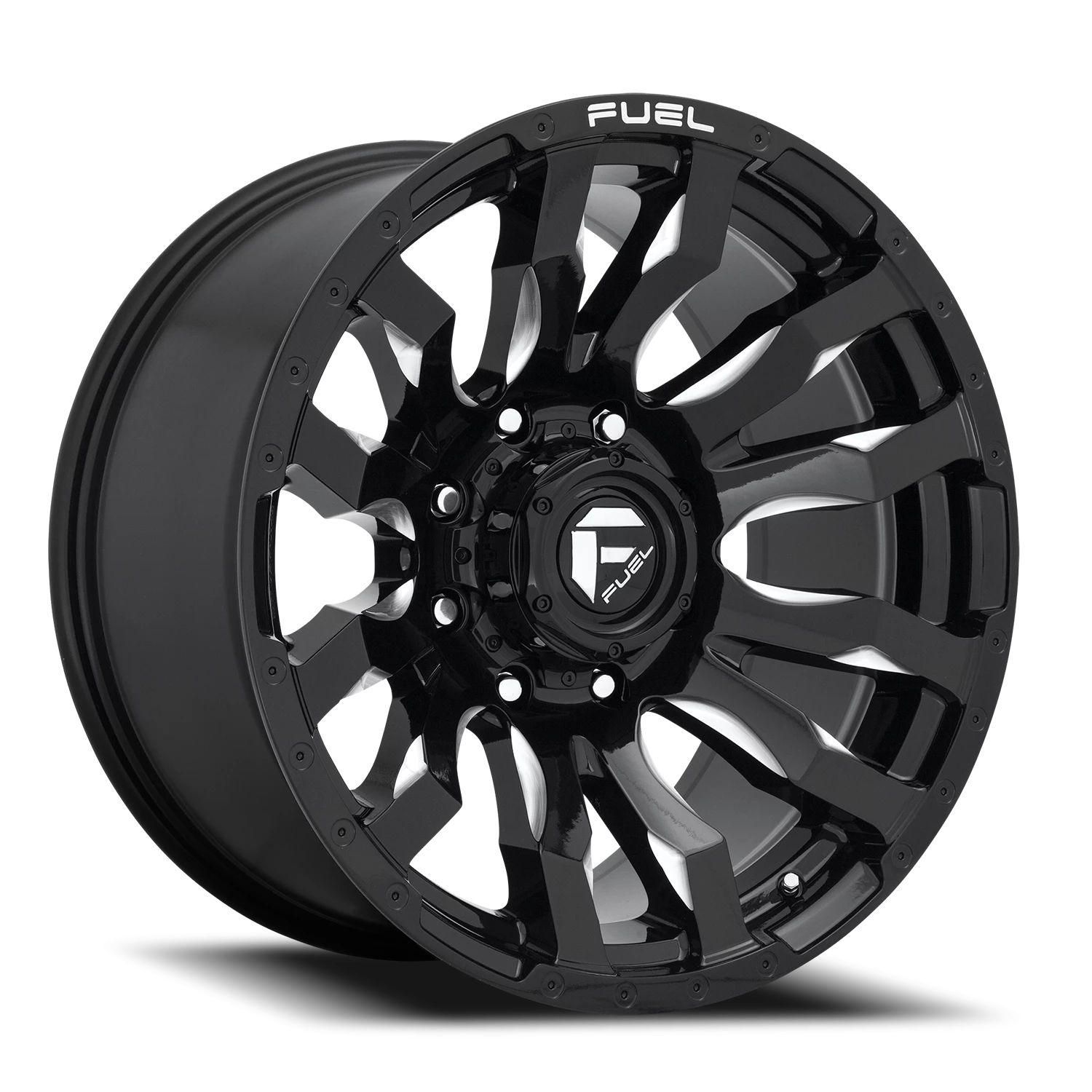 Fuel Blitz D673 18x9 +20 8x165.1mm 125.1mm Gloss Black Milled