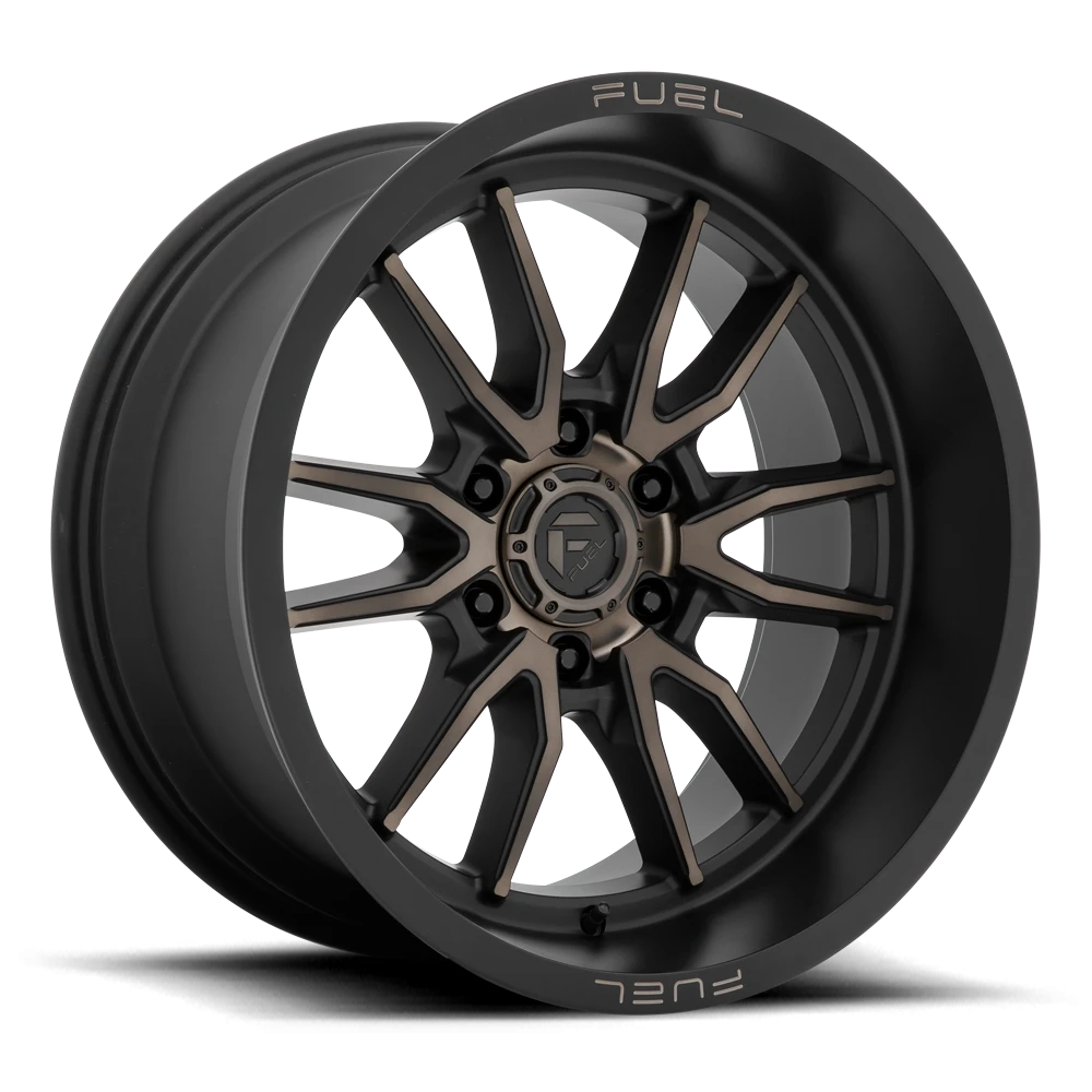Fuel Clash 6 D762 20x9 +20 8x170mm 125.1mm Matte Black Double Dark Tin