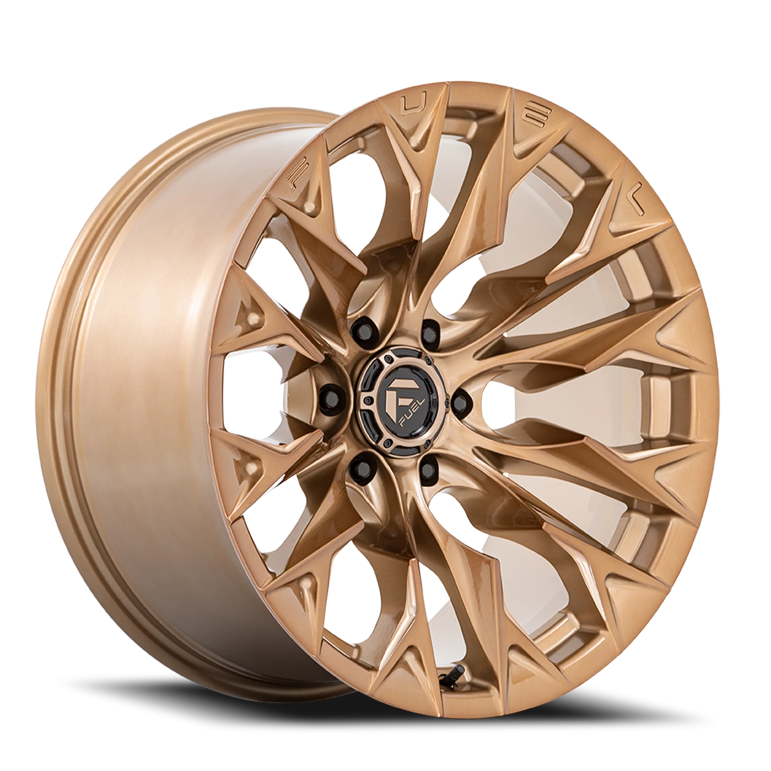 Fuel Flame 6 D805 20x9 +20 6x139.7mm 106.1mm Platinum Bronze