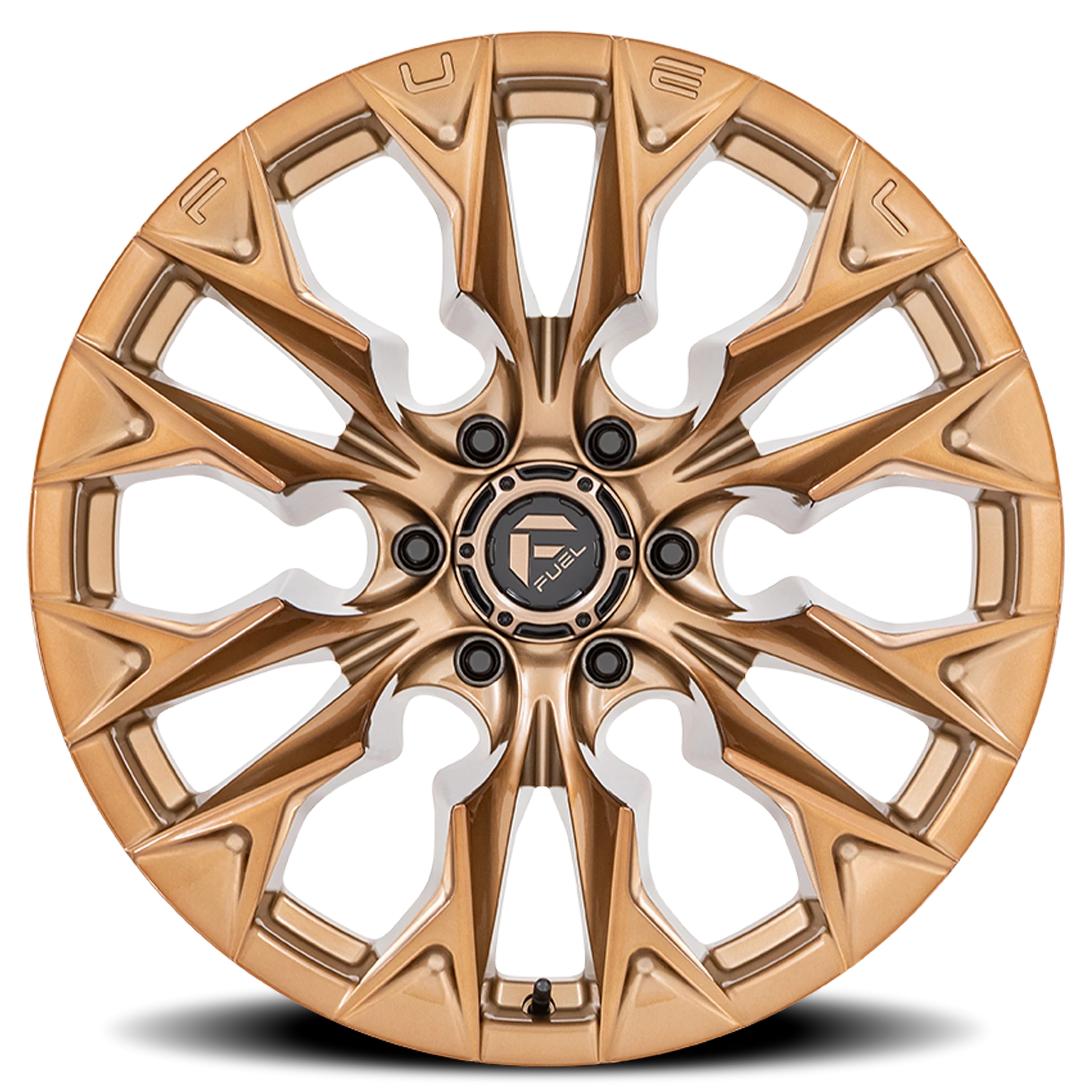 Fuel Flame 6 D805 20x10 -18 6x139.7mm 106.1mm Platinum Bronze
