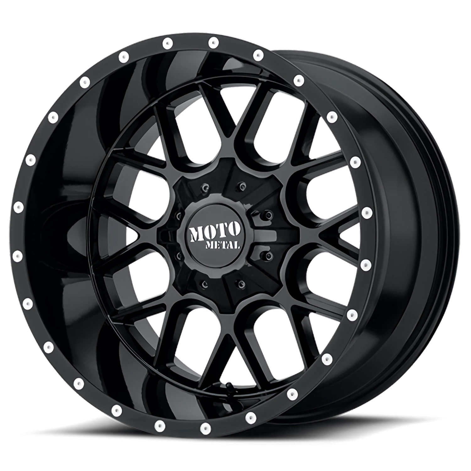 Moto Metal MO986 Siege GB 22x12 -44 8x170mm 125.5mm Gloss Black