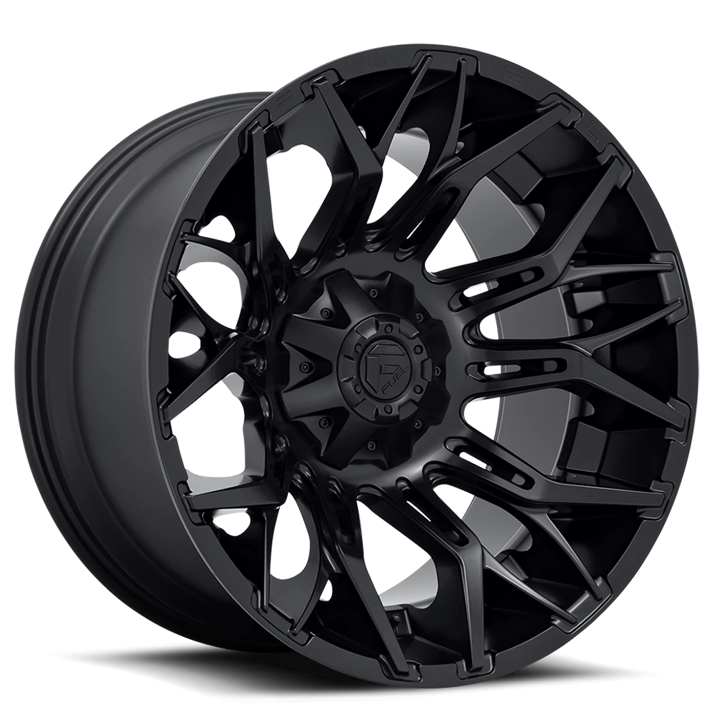 Fuel Twitch D772 20x10 -18 8x165.1mm 125.2mm Blackout