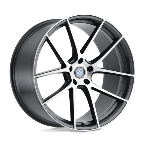 Beyern Wheels RITZ - Gloss Gunmetal W/ Brushed Face